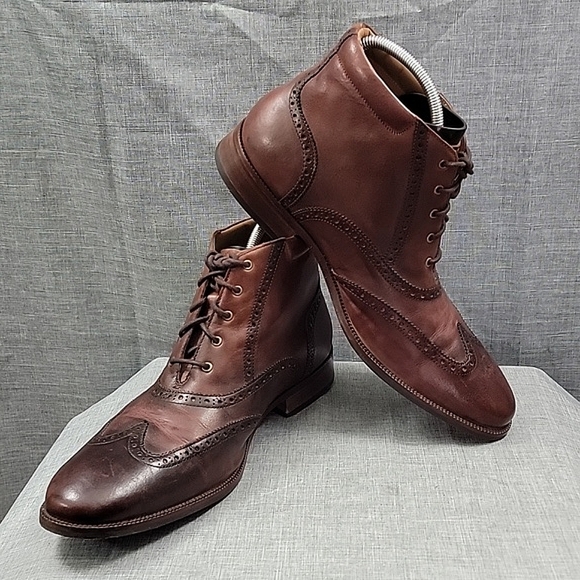 Cole Haan | Shoes | Cole Haan C2286 Brown Burgundy Leather Williams ...